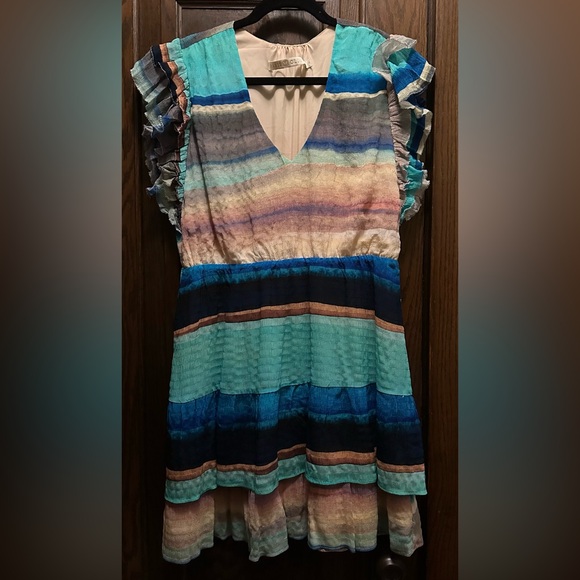 Marie Oliver | Dresses | Marie Oliver Callie Silk Blend Nautical Water ...
